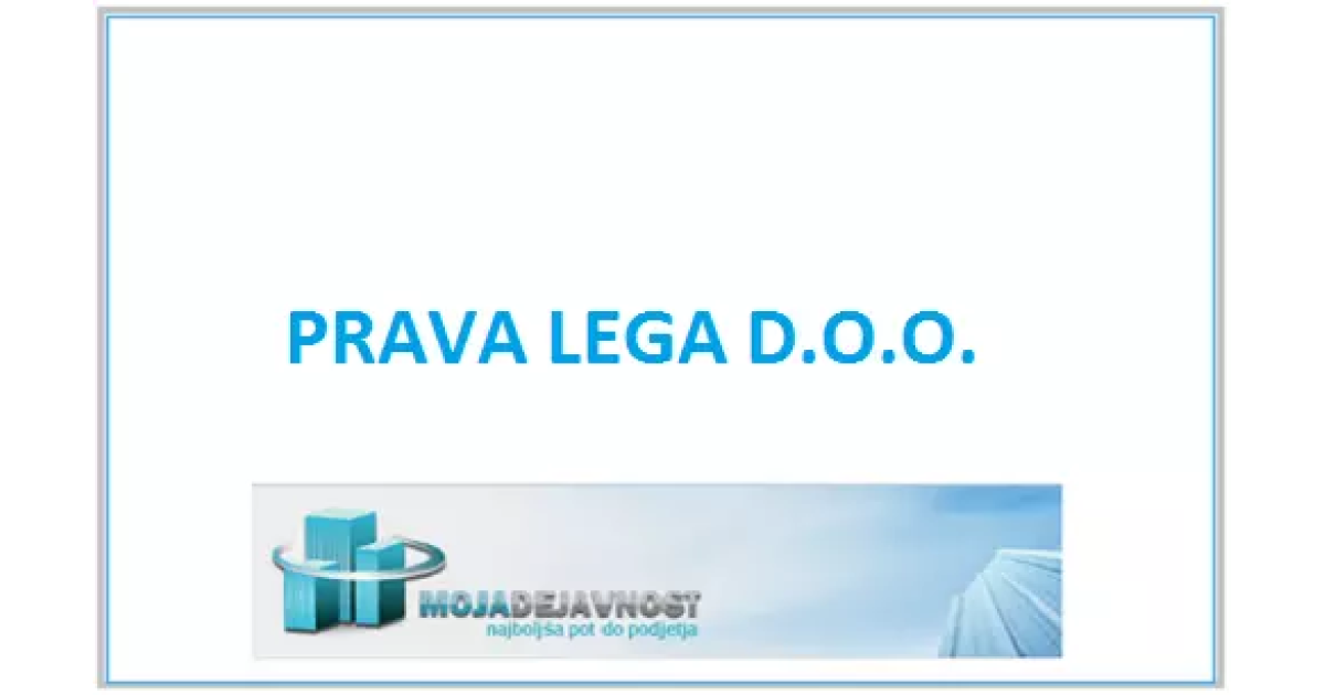 Gradbeništvo Ljubljana - PRAVA LEGA, gradbeništvo, d.o.o.