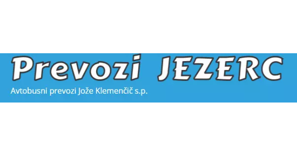 Avtobusni prevozi oseb po Sloveniji - Avtobusni prevozi JEZERC, Jože ...